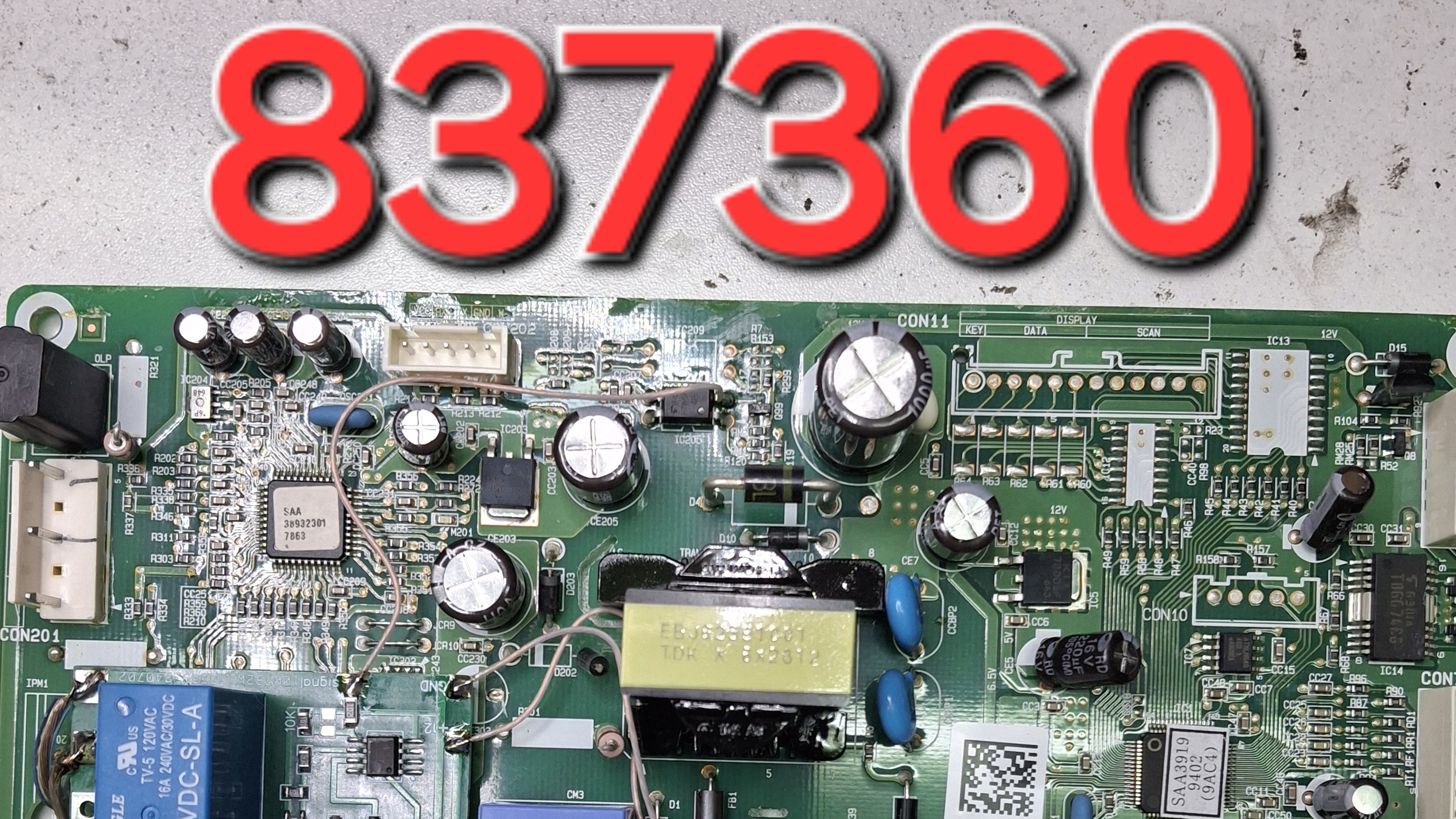 Обманка на модуль 837360 и 827967 холодильника LG