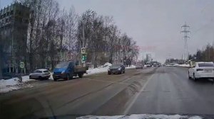 04.02.2025 Момент ДТП на Воткинском шоссе (Ижевск)