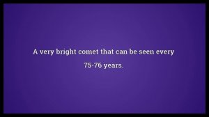 Comet Halley Meaning