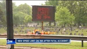 New speed limit on 198 after fatal accident