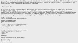 GIS: Google Earth Engine: calculate percentile rank in ee.ImageCollection (2 Solutions!!)