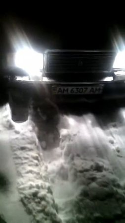 Ваз 2107 по снегу