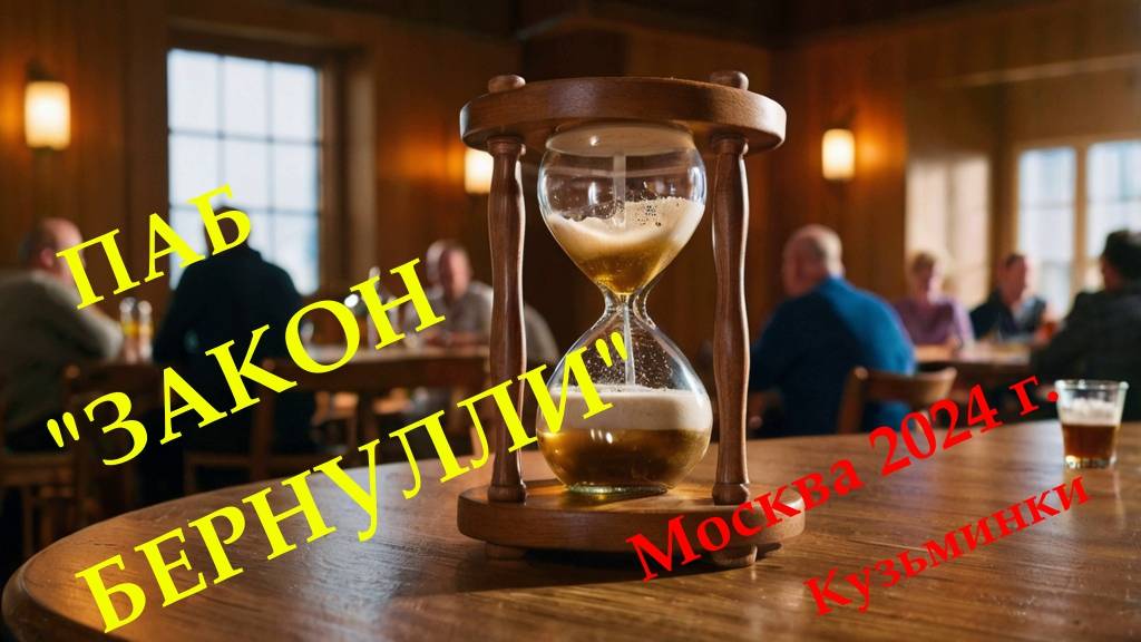 Паб "Закон Бернулли" Кузьминки, Москва 2024 г.