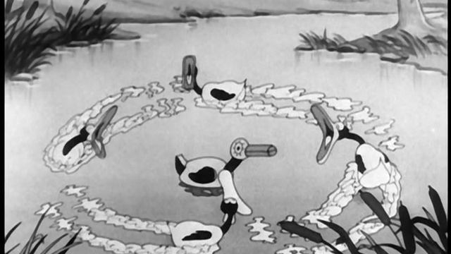 Черно-белый Микки Маус 15.The.Duck.Hunt.1932