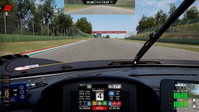 Assetto Corsa Competizione - онлайн гонка в Имоле (Сан-Марино)