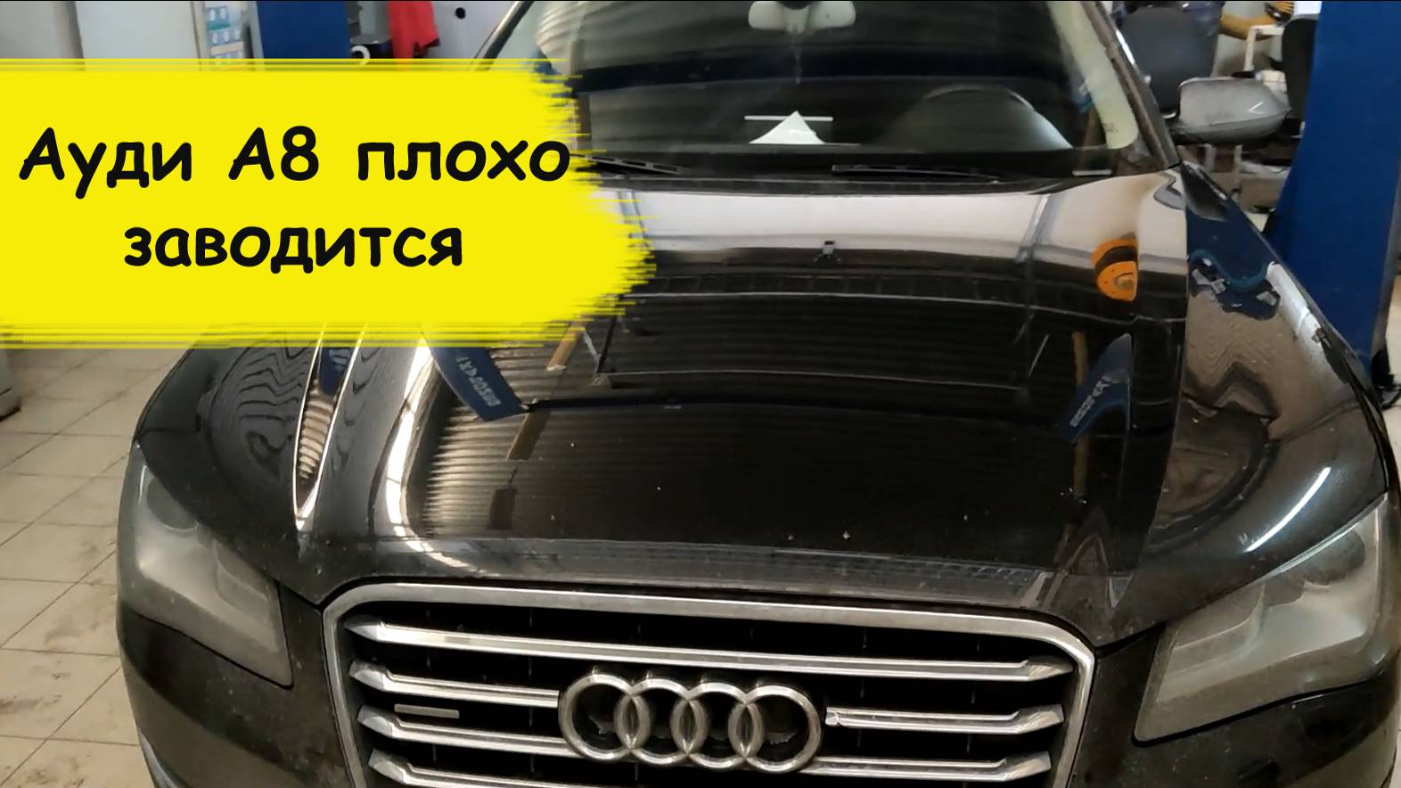 Ауди А8 плохо заводится нестабильный холостой ход