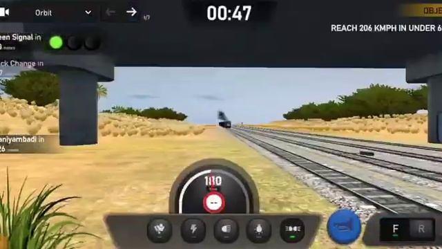 460 km per hour speed tasting Indian train simulator game for Android ...