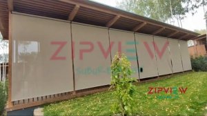 Вертикальные маркизы из ткани screen (скрин)