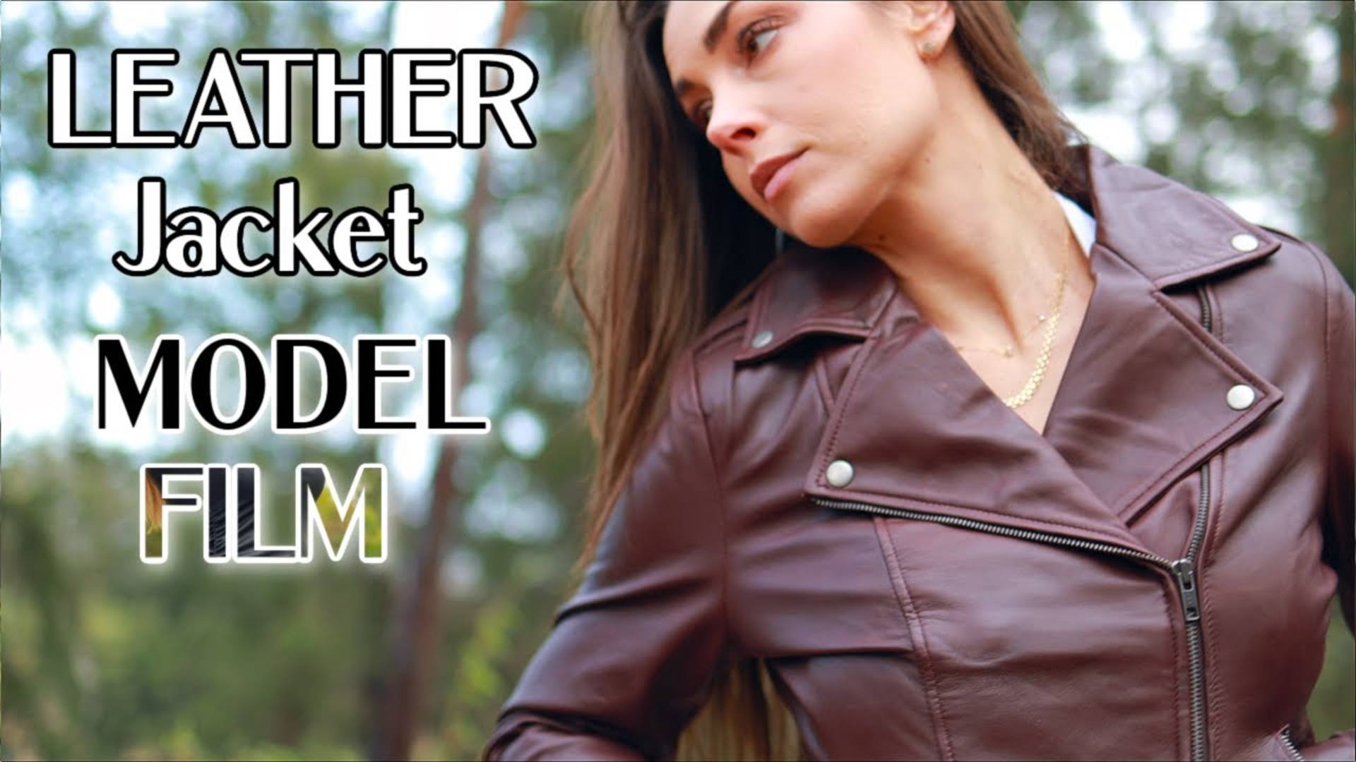 Leather Jacket White Leather pants Model film