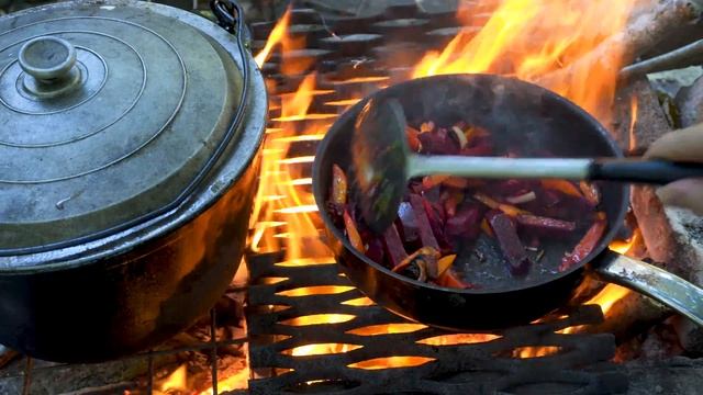 РЕЦЕПТ БОРЩА В КАЗАНЕ / UP FOOD 4K