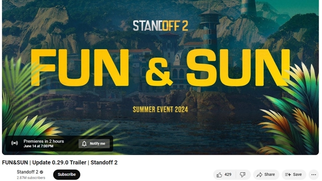 смотрим трейлер 0.29.0 в standoff 2 FUN&SUN