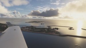 Microsoft Flight Simulator 2024. Landing DÜNE