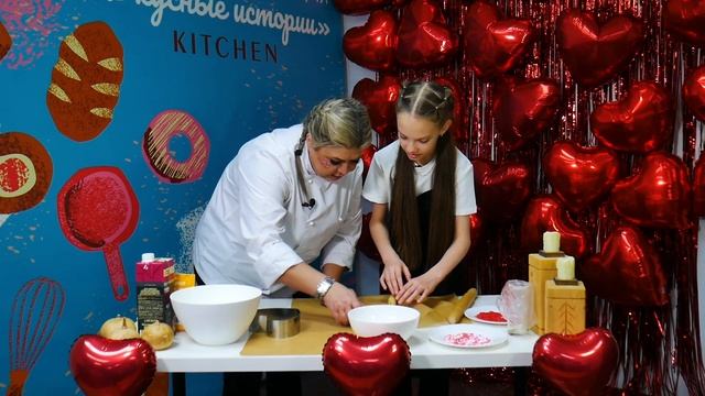 Романтичный тортик к 14 февраля!