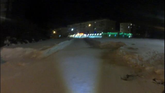 На электросамокате по вечернему Зеленогорску (05 Февраля 2025)