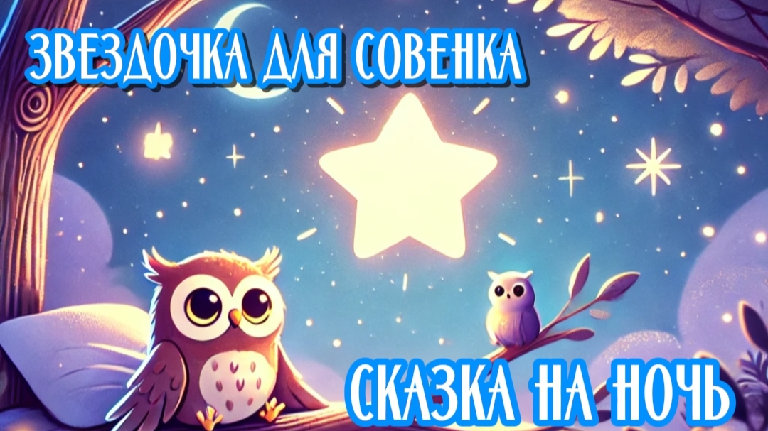 Сказки на ночь | Сказки для детей | Звездочка для совенка