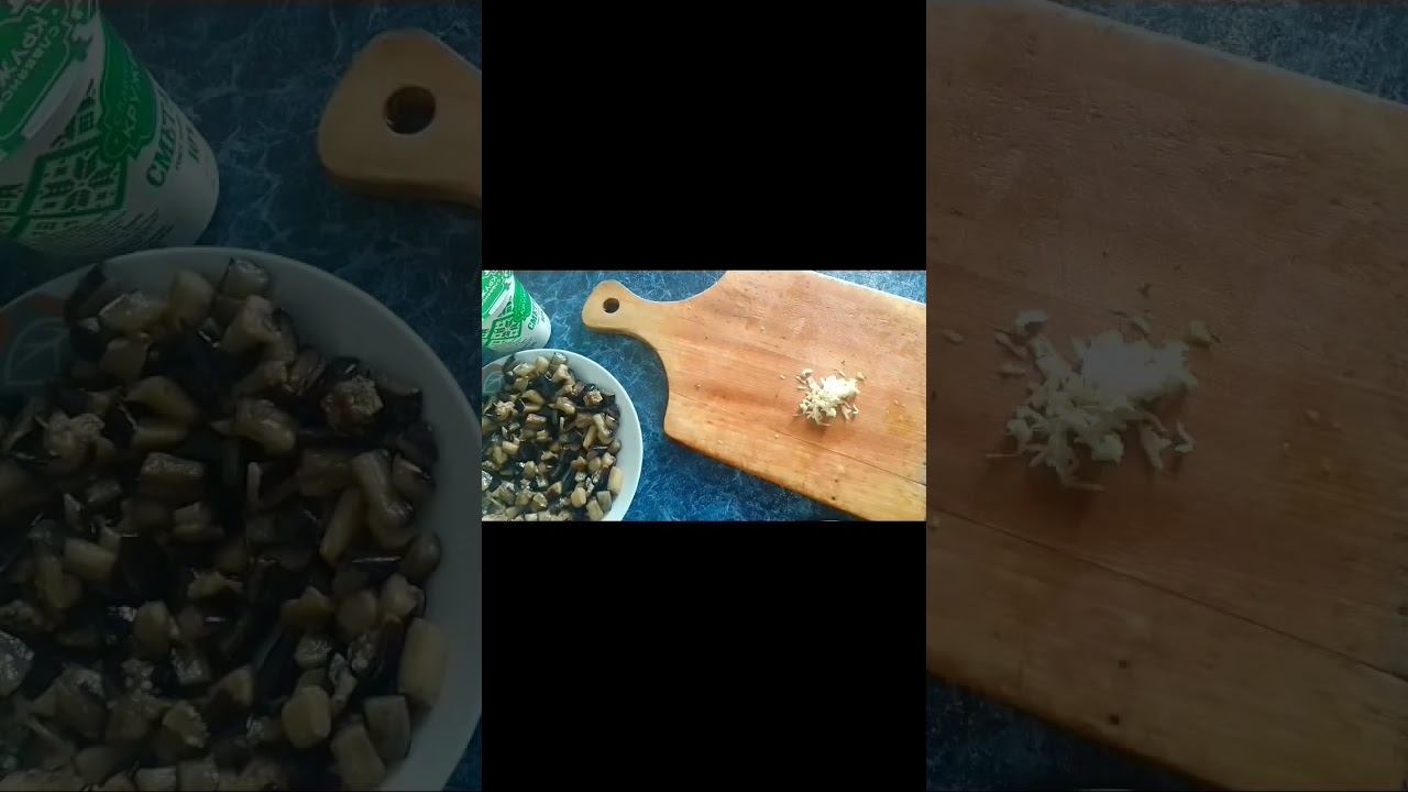 Салат с баклажанами