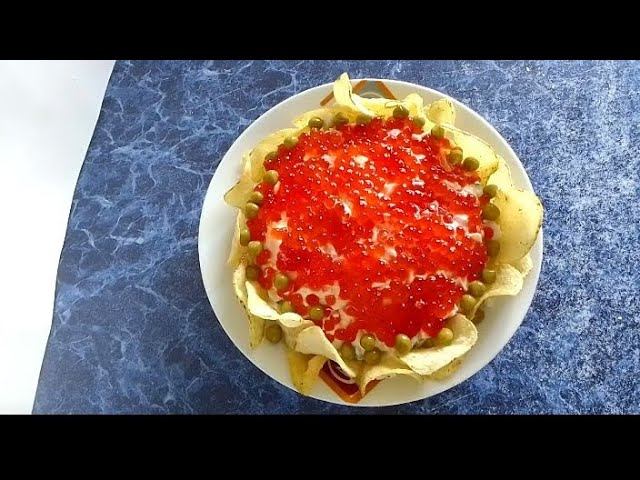 Салат с крабовым мясом