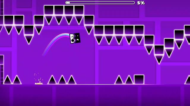 Играю в геометри Даш