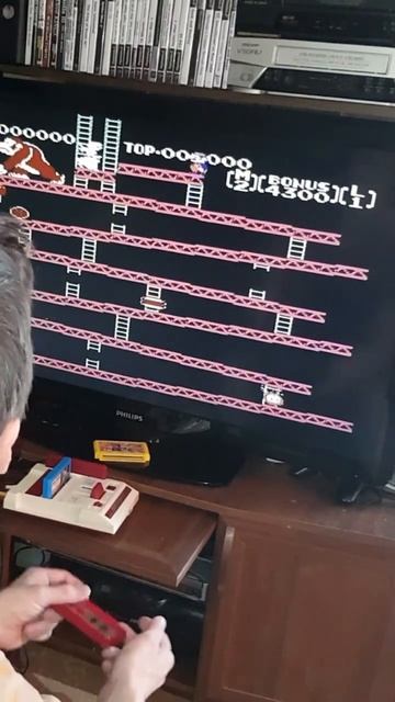 Невидимая лестница в Donkey Kong  #dendy #денди #glitch #retrogaming #сега #shorts #sega #nes #игры