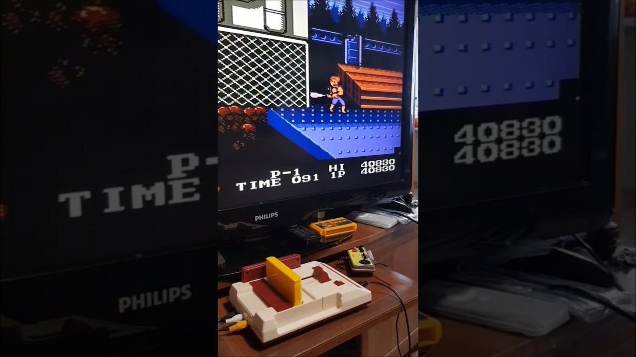 Секрет в игре Double Dragon денди #games #игры #игры #денди #dendy #nes #retro #sega #8bit