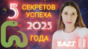 5 секретов успеха 2025 года для каждого элемента личности в Бацзы. Как решить проблему в карте 2025г