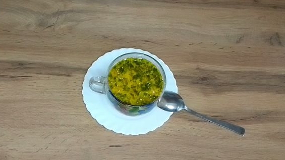 Суп с плавленным сыром и фаршем