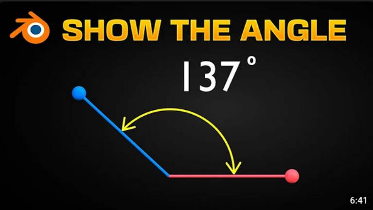 Как получить УГОЛ между 2 векторами Blender - Geometry Nodes