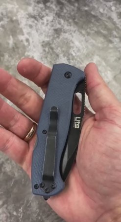 Складной нож Ute 440C StoneWash Gray G10, 4650065055819