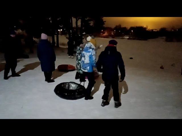 зима _2022 _горки Сормовского парка