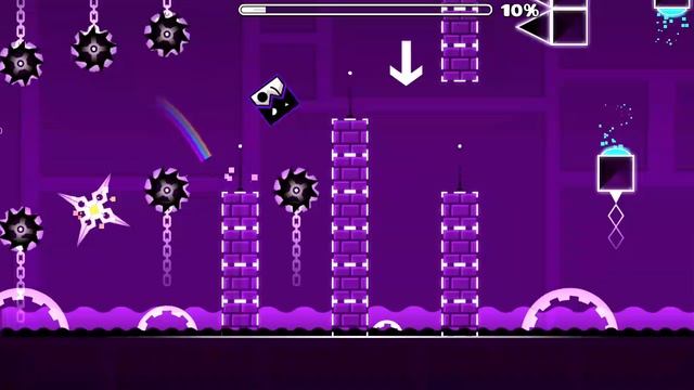 Играю в геометри Даш