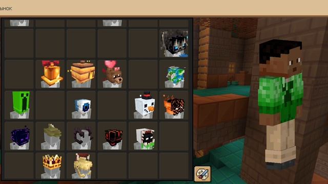 как сделать скин новогоднего крипера в minecraft