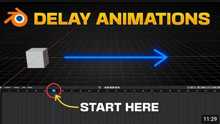 Как ОТЛОЖИТЬ анимацию без ключевых кадров  Blender - Geometry Nodes