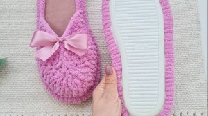 Модель Lite: плюшевые тапочки. Часть 2.