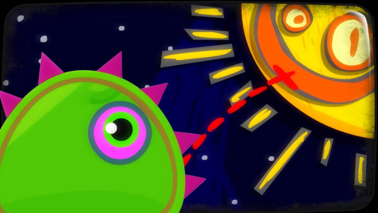 ЛИЗУН ГЛАЗАСТИК съел все вокруг игра Tales from Space Mutant Blobs Attack на канале Мистер Игрушкин