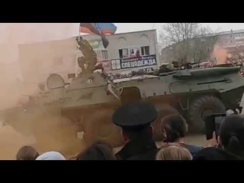 Борзя, 9 мая 2019, выступление разведроты