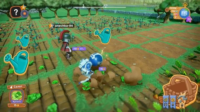 Farm Together #8 "Декорирование участка" | Космонавт Play