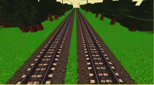 Обзор моей Ж-Д карты в Minecraft