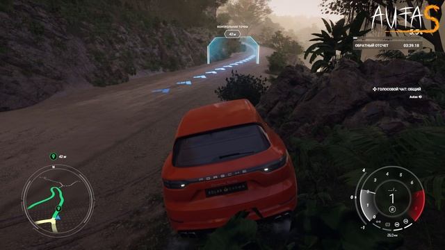 Гоняем на Porsche по бездорожью