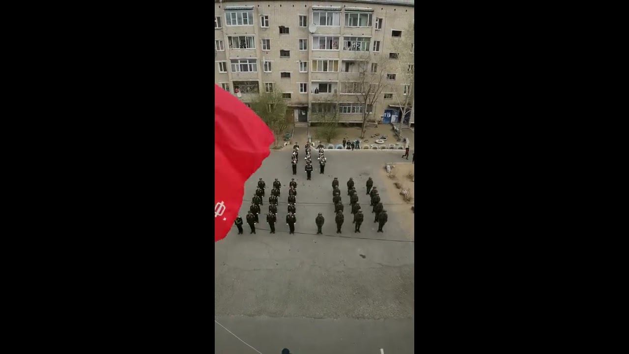 Борзя 9 мая 2020. Парад