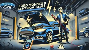 Ford Mondeo 5 2.5. Ошибки по высокому напряжению. Панель гаснет, коробка не работает.