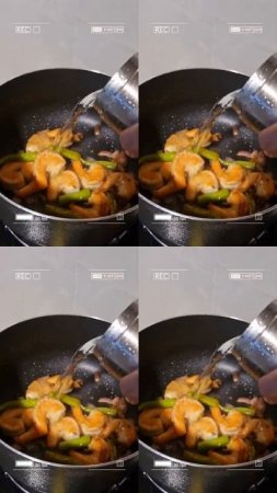 Gatang Kalabasa with 🍆🍤 #myownversion