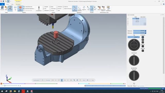 Позиционная фрезерная обработка 3+2 в MasterCAM / Mastercam Index Mill 3+2 Axis