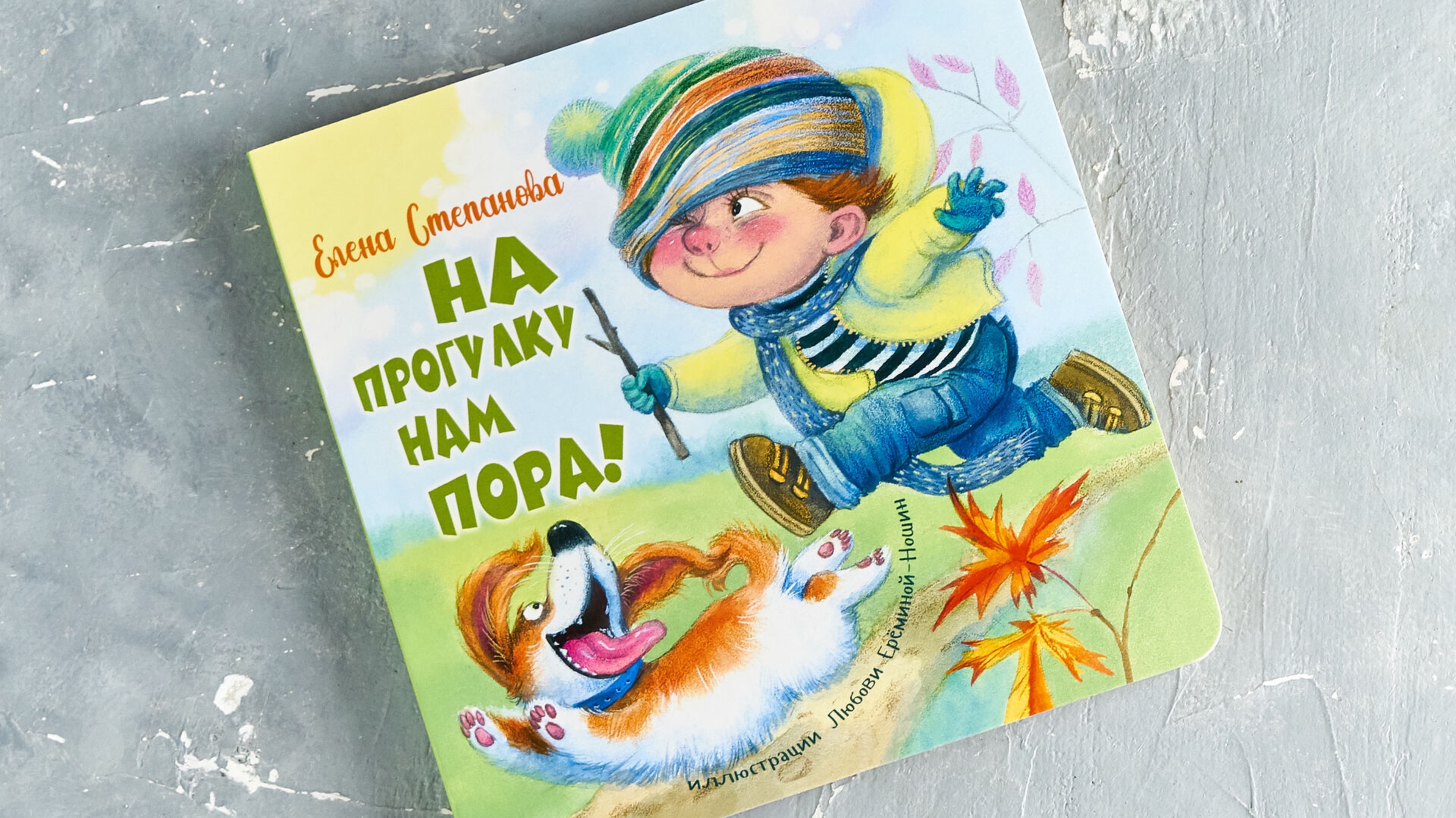 «На прогулку нам пора». Стихи Елены Степановой
Иллюстрации Любови Ерёминой-Ношин