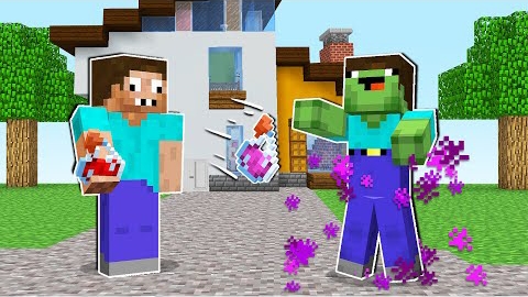 ПРО ПРЕВРАТИЛ НУБА В ЗОМБИ МАЙНКРАФТ ! НУБИК В ГОРОДЕ И ТРОЛЛИНГ ЛОВУШКА В MINECRAFT