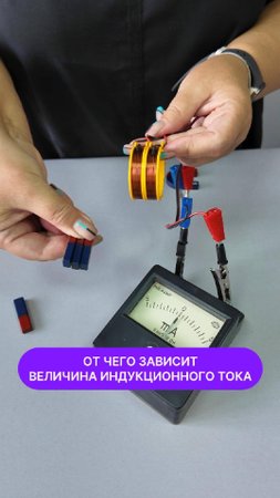 От чего зависит сила индукционного тока: влияние размера магнита на изменение магнитного потока.