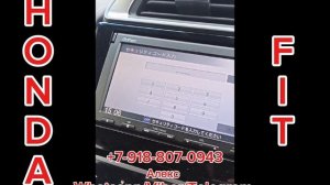 Код магнитолы Хонда Фит фирмы Gathers VXM-165, 175, 185, 195