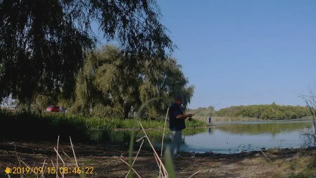 Семейный отдых на природе . Гибель коптера .