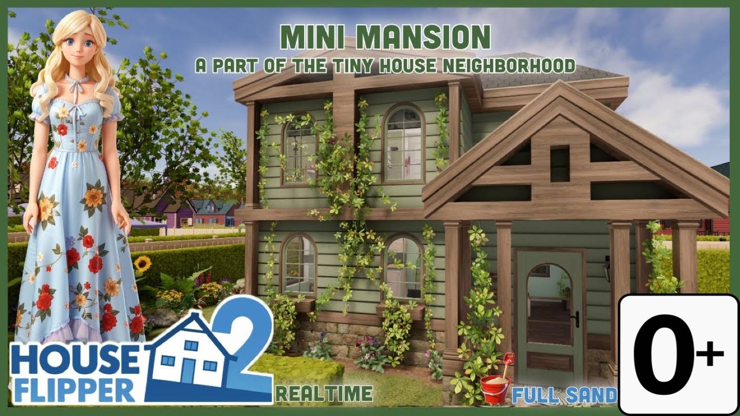 Хаус Флиппер 2 - Английский - House Flipper 2 - Mini Mansion - Realtime