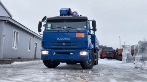 Бортовой грузовик КАМАЗ 65117 с кран-манипулятором ИКран RS1956 (локализованная сборка Dongyang)