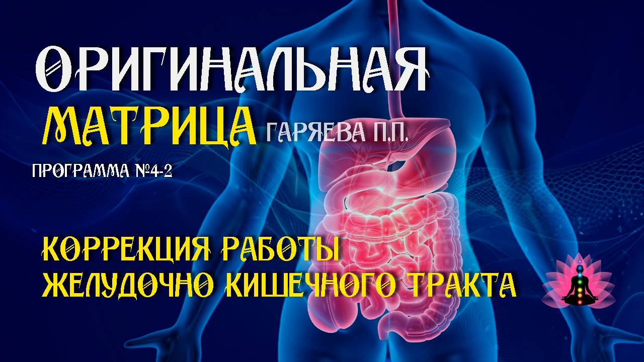 Коррекция работы желудочно кишечного тракта» Программа №4-2 ⚠️ Матрица Гаряева П.П ☀️ SoftRadio.ru